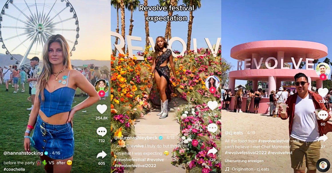 Zeitenwende beim Coachella Festival: Hat Tiktok Instagram als führende ...