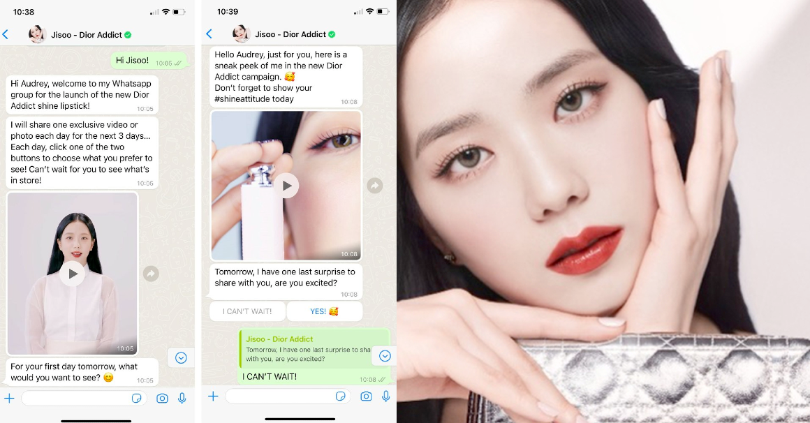 WhatsApp-Kampagne von DIOR zeigt die Kommunikation der Zukunft | OMR