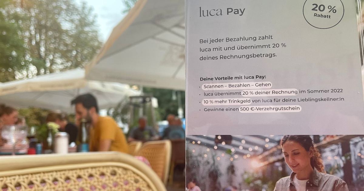 Luca Pay: Wie die Kontaktverfolgungs-App den Neustart trotz ...