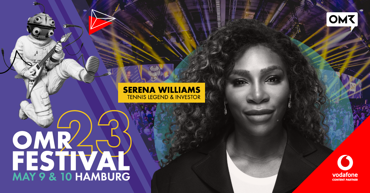 Großes Tennis: Serena Williams kommt zum OMR Festival 2023 | OMR