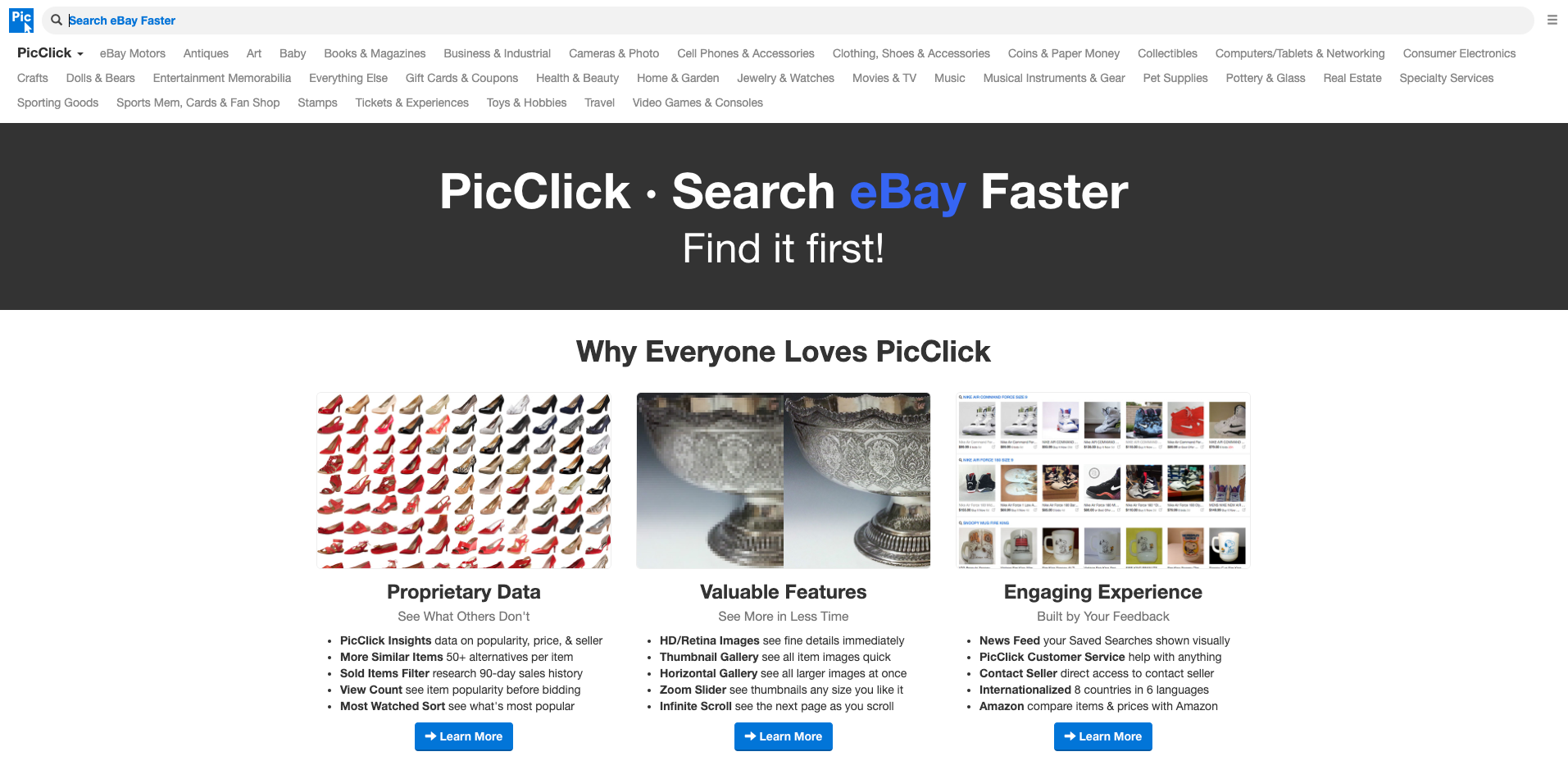 Proving that if it ain't broke, don't fix it, Picclick continues to ...