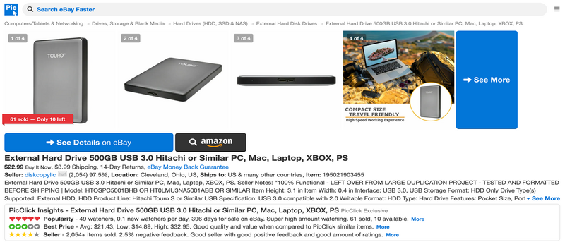 Proving that if it ain't broke, don't fix it, Picclick continues to generate millions of clicks ...